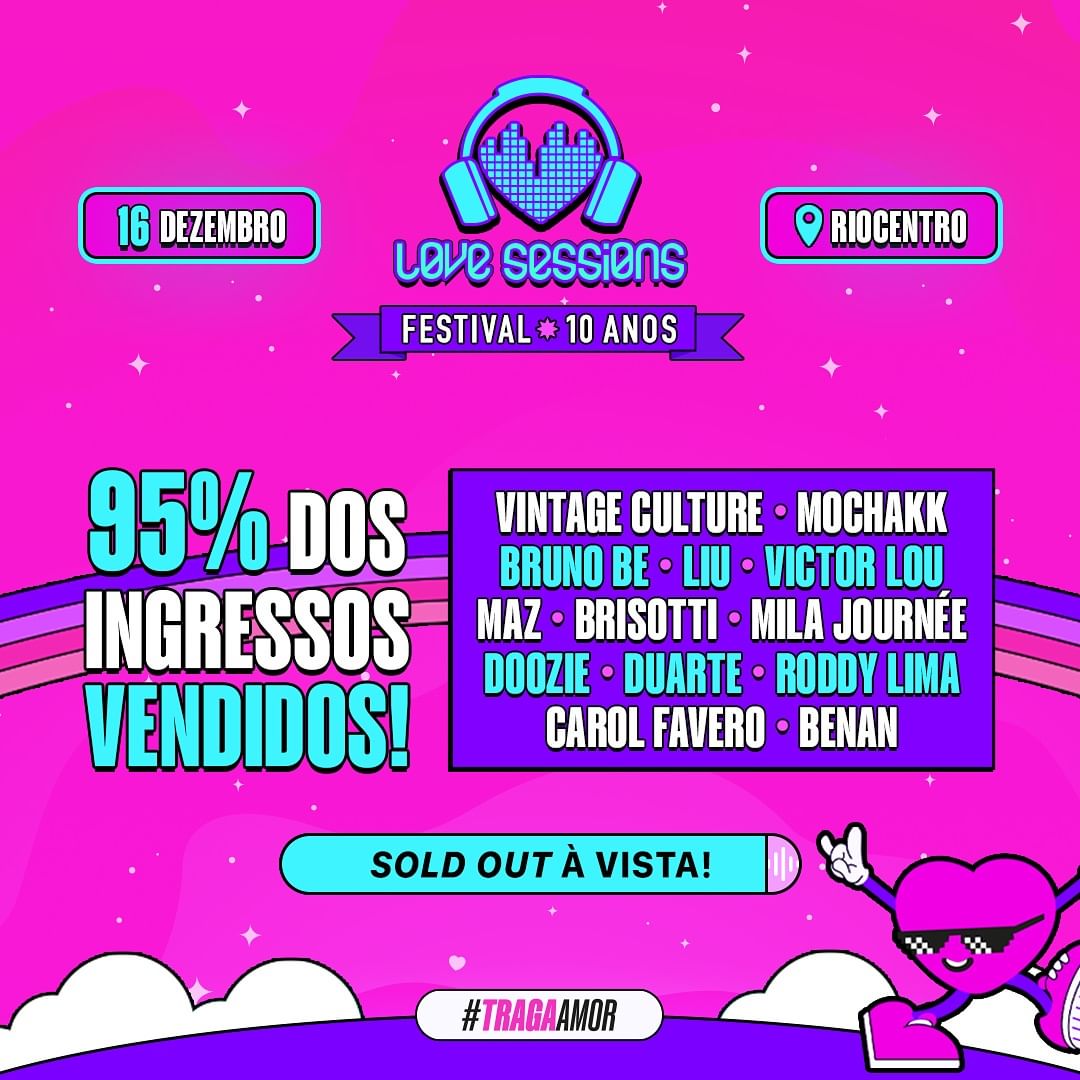 Em edição de 10 anos, Love Sessions apresenta Vintage Culture e Mochakk ...